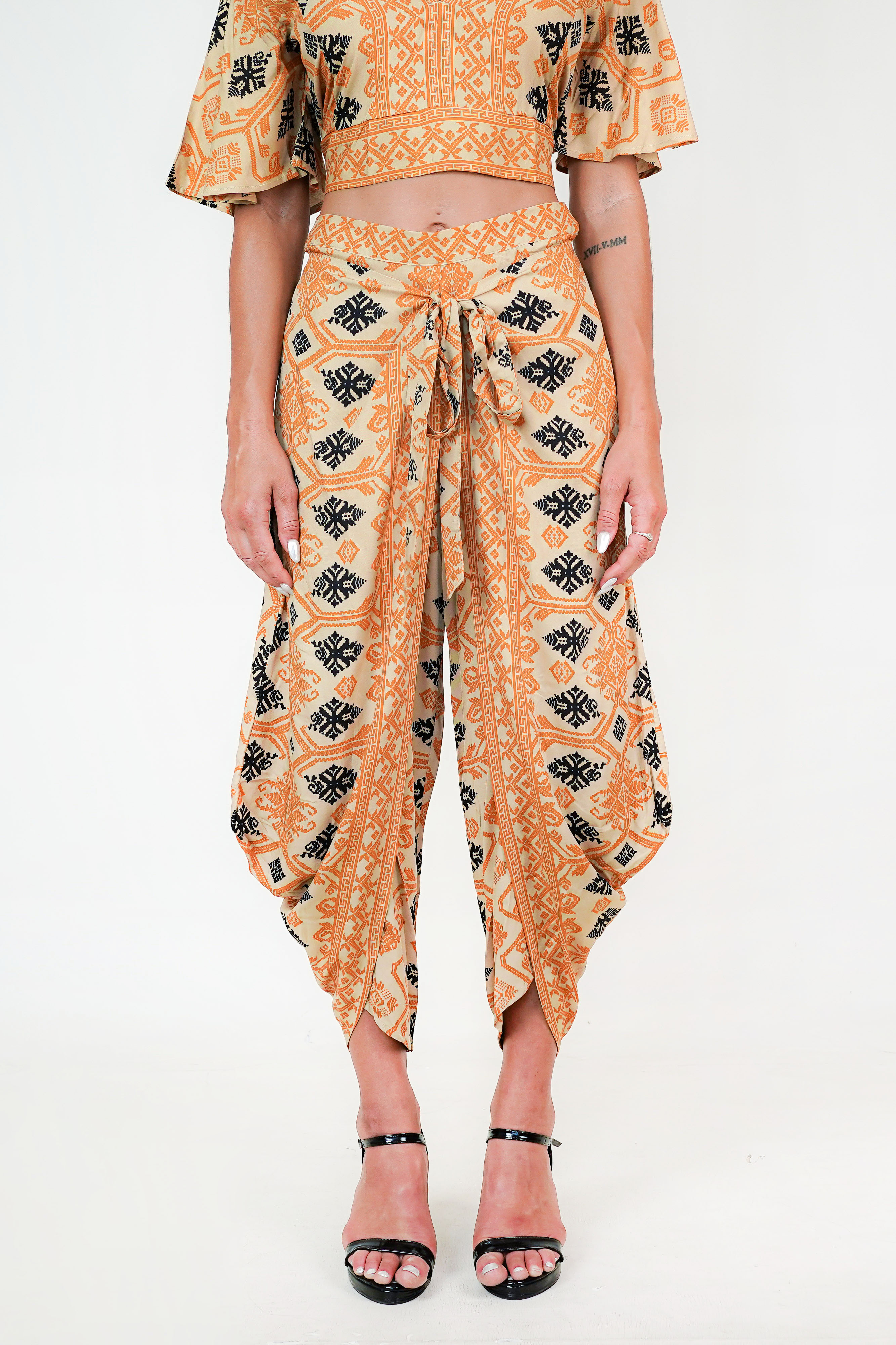 Pants Aladin Rayon Patra New Brown(All Size) | Cap Bali